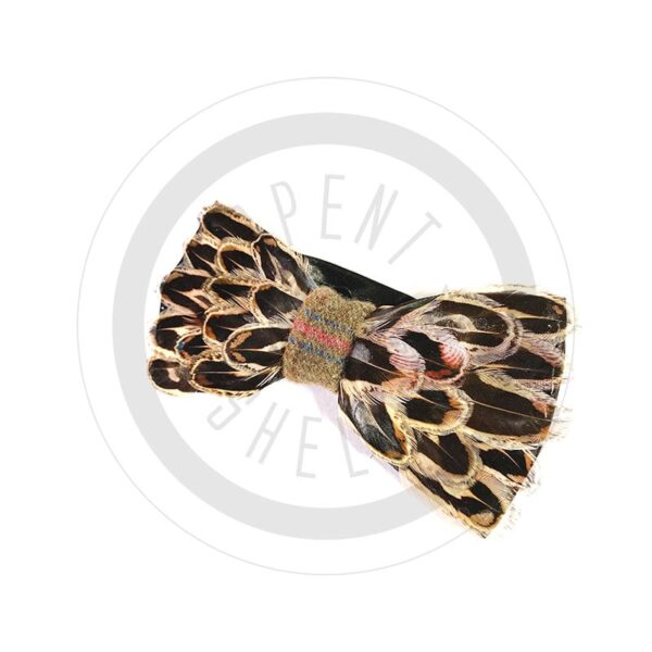 Feather and tweed bow ties - Spent Shells