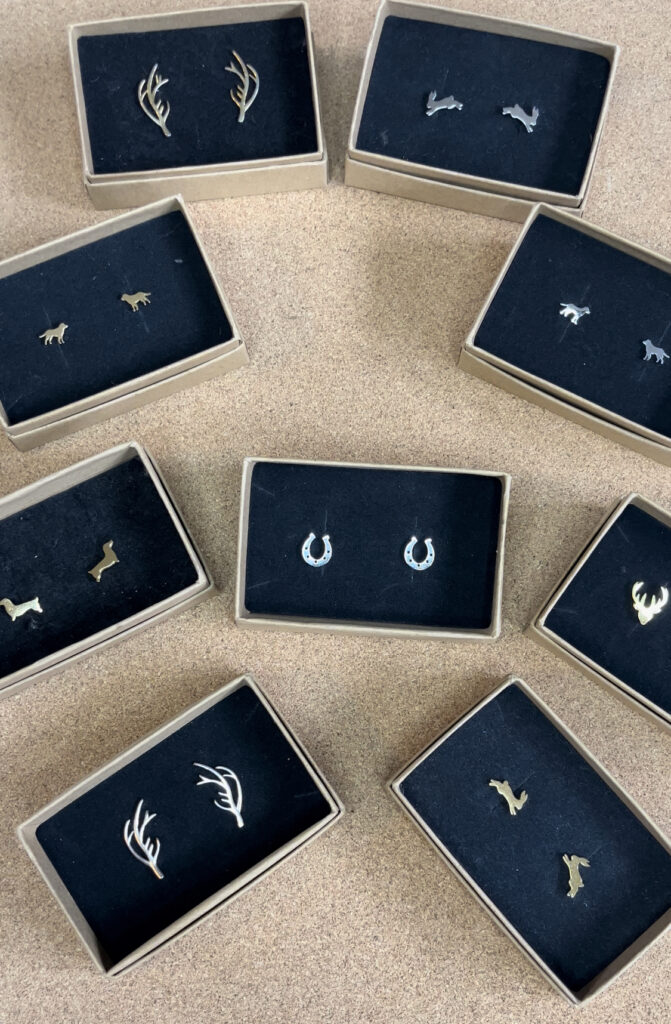 Horseshoe Earrings - Spent Shells